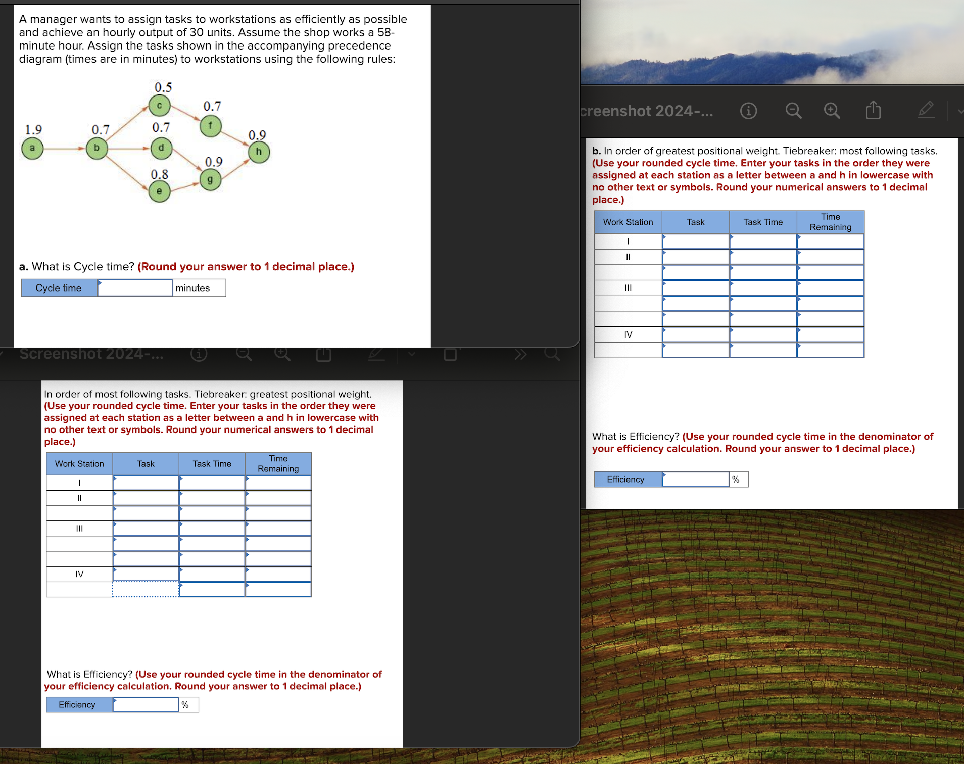 Solved A manager wants to assign tasks to workstations as | Chegg.com