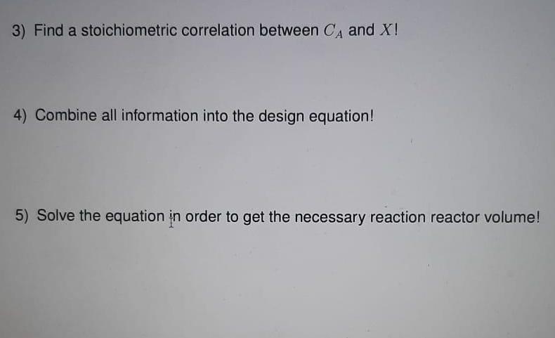 Solved Question 2 (Reactor sizing (PFR/CSTR)) 20 points Urea | Chegg.com