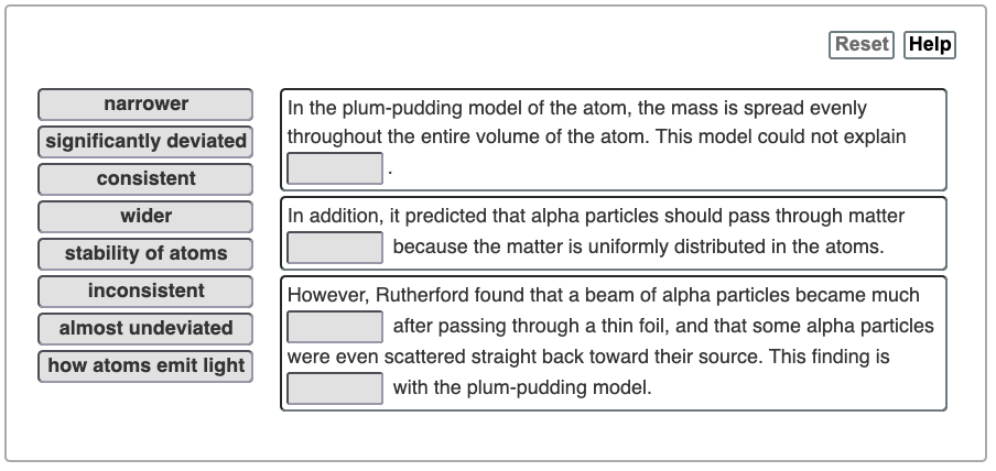 Solved How do we know that the plum pudding model is not an | Chegg.com