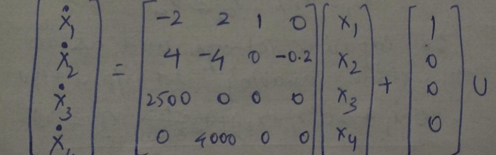 Compose a matrix equation for this system | Chegg.com