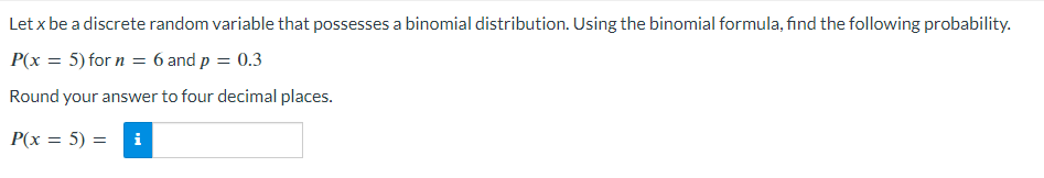 Solved Let x be a discrete random variable that possesses a | Chegg.com