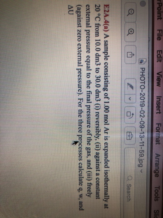 Solved rPoint File Edit View Insert Format Arrange Tools Si | Chegg.com