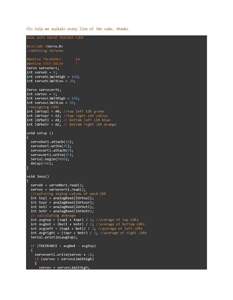 Pls help me explain every line of the code. Thanks | Chegg.com
