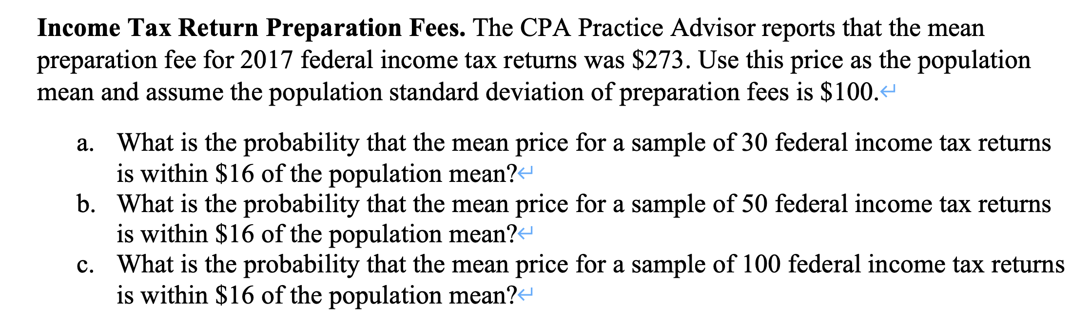 Solved Income Tax Return Preparation Fees. The CPA Practice | Chegg.com