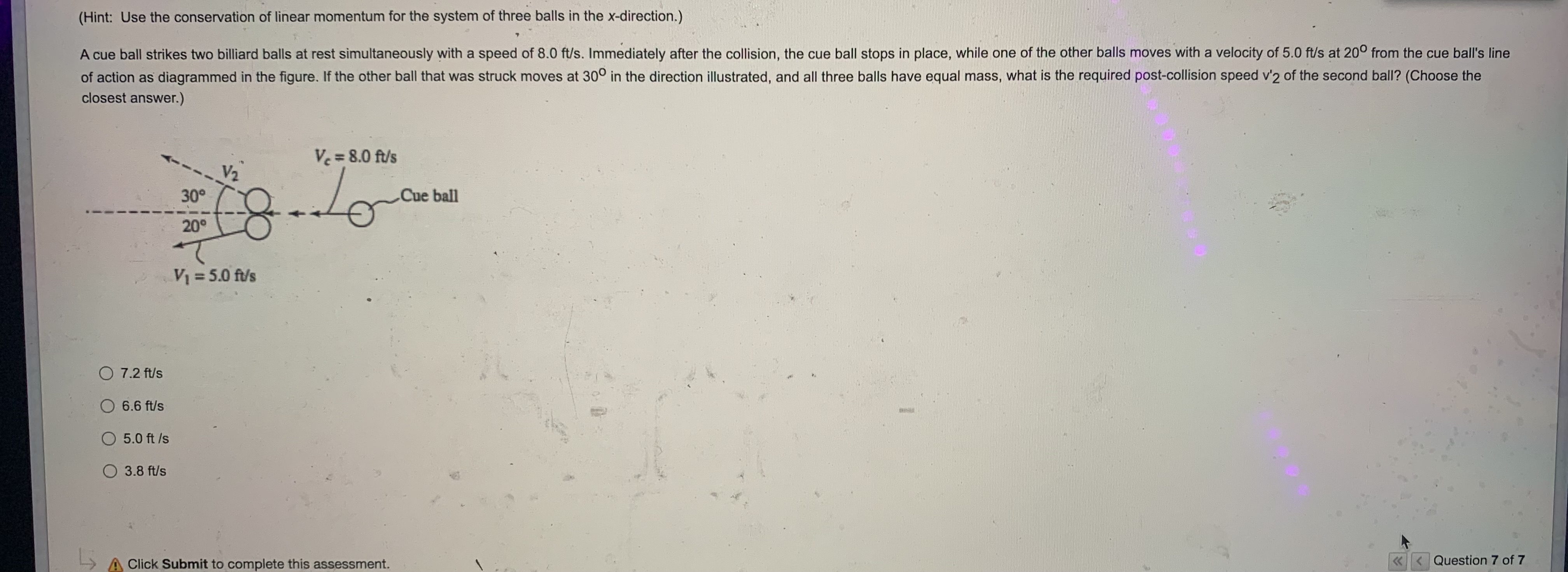 Solved (Hint: Use the conservation of linear momentum for | Chegg.com