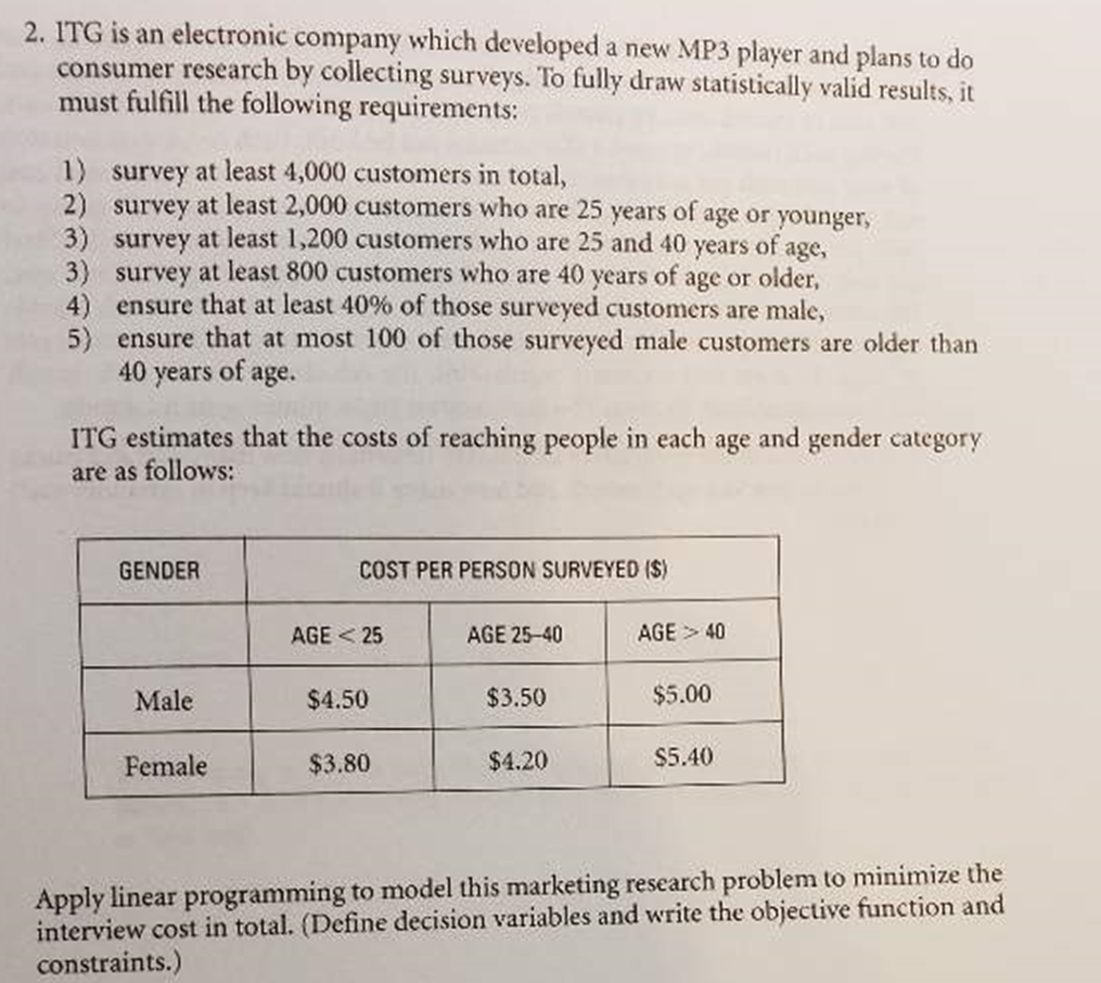 Solved A. Formulate this as a Linear Program. B. Solve this | Chegg.com