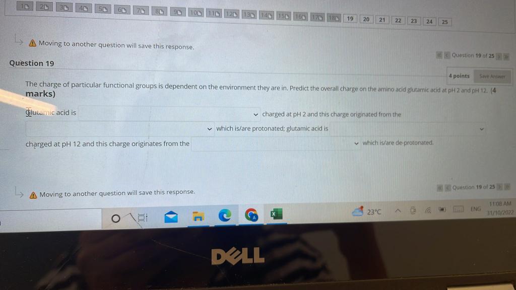 Solved The charge of particular functional groups is | Chegg.com