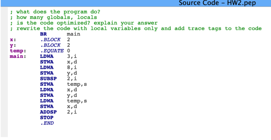 Solved In the code shown below, what is the purpose of the | Chegg.com
