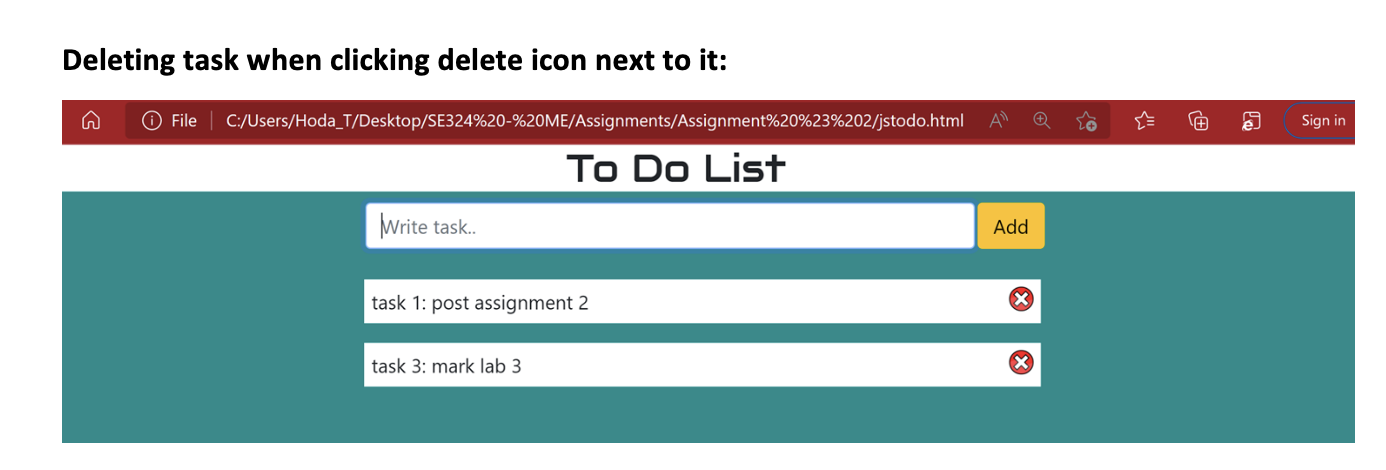 Solved Exercise 2: Digital To-Do List Design a digital to do | Chegg.com