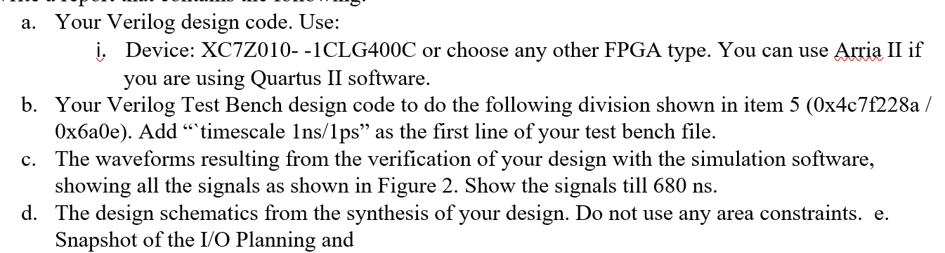 1. This lab introduces unsigned binary division | Chegg.com