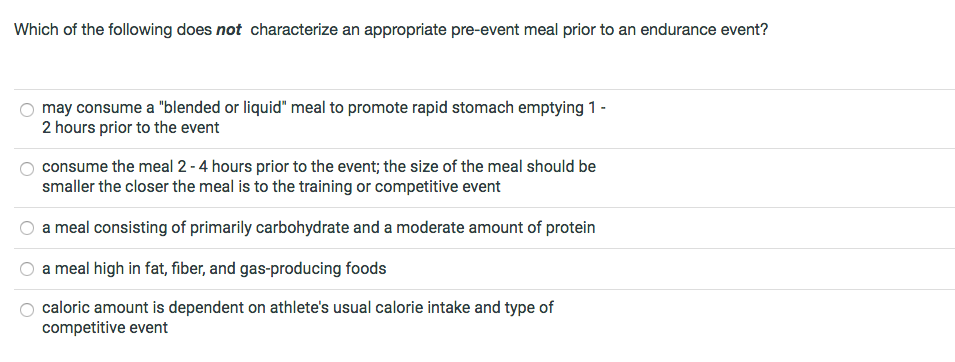 Solved Which of the following does not characterize an | Chegg.com
