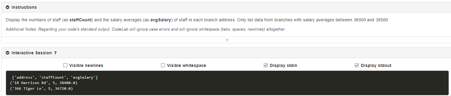 Solved Jsing a subquery, list the first name, the last name, | Chegg.com