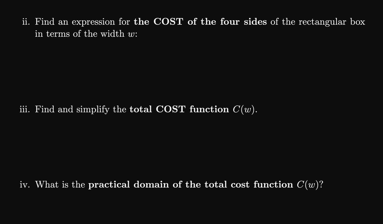 Solved 1. (28 points) A rectangular storage container with | Chegg.com