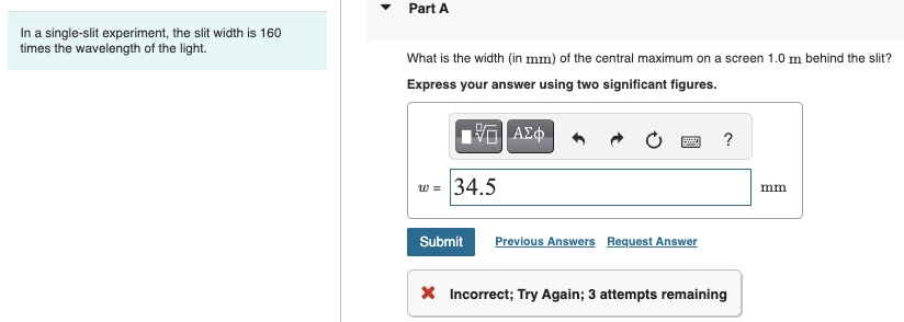 Solved A diffraction grating produces a first-order maximum | Chegg.com