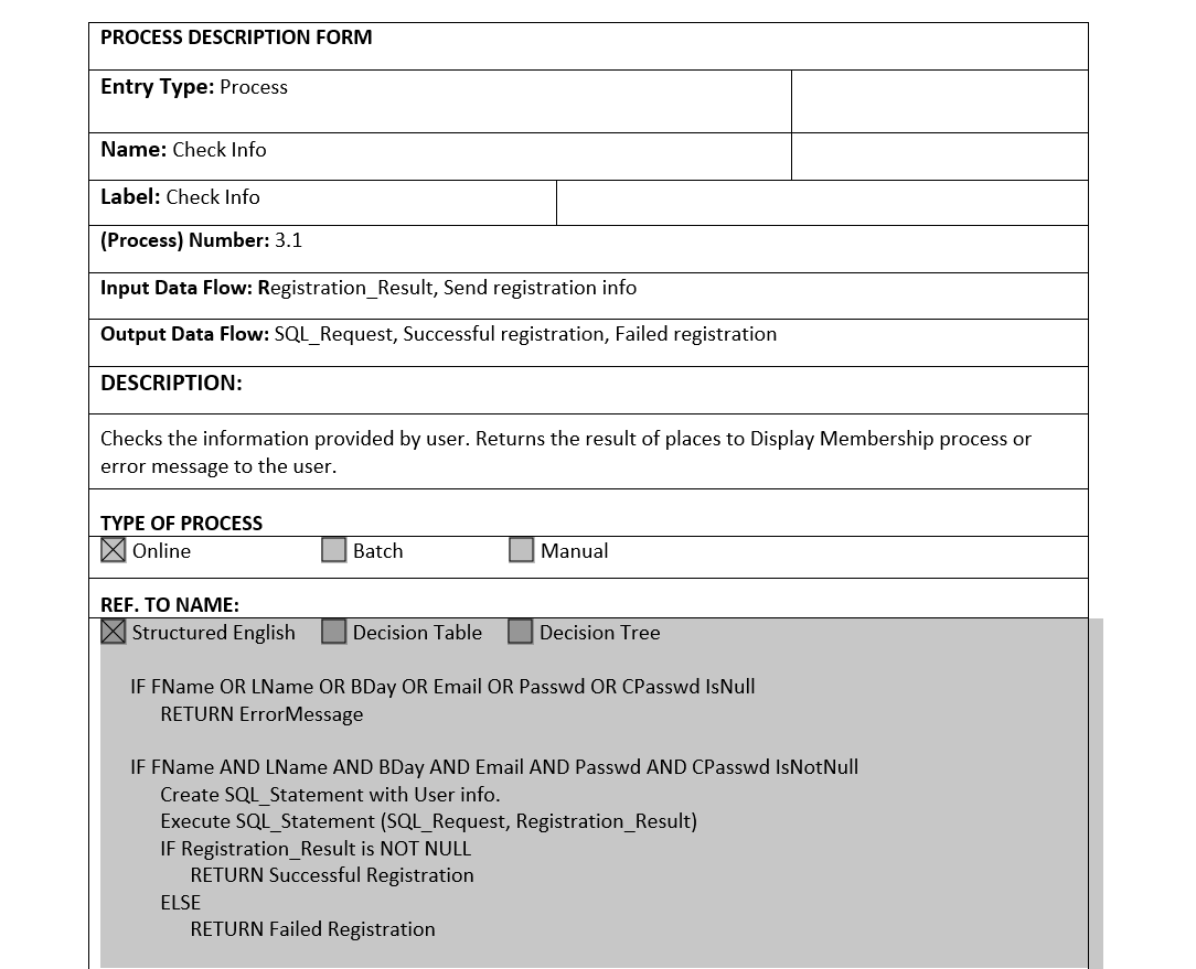 Solved Registration Diagram: Registration Result 3.1 Check | Chegg.com