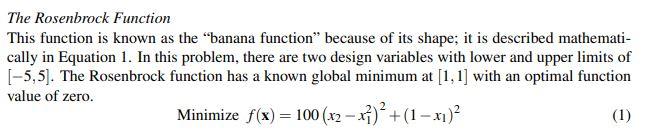 Solved The Rosenbrock Function This function is known as the | Chegg.com