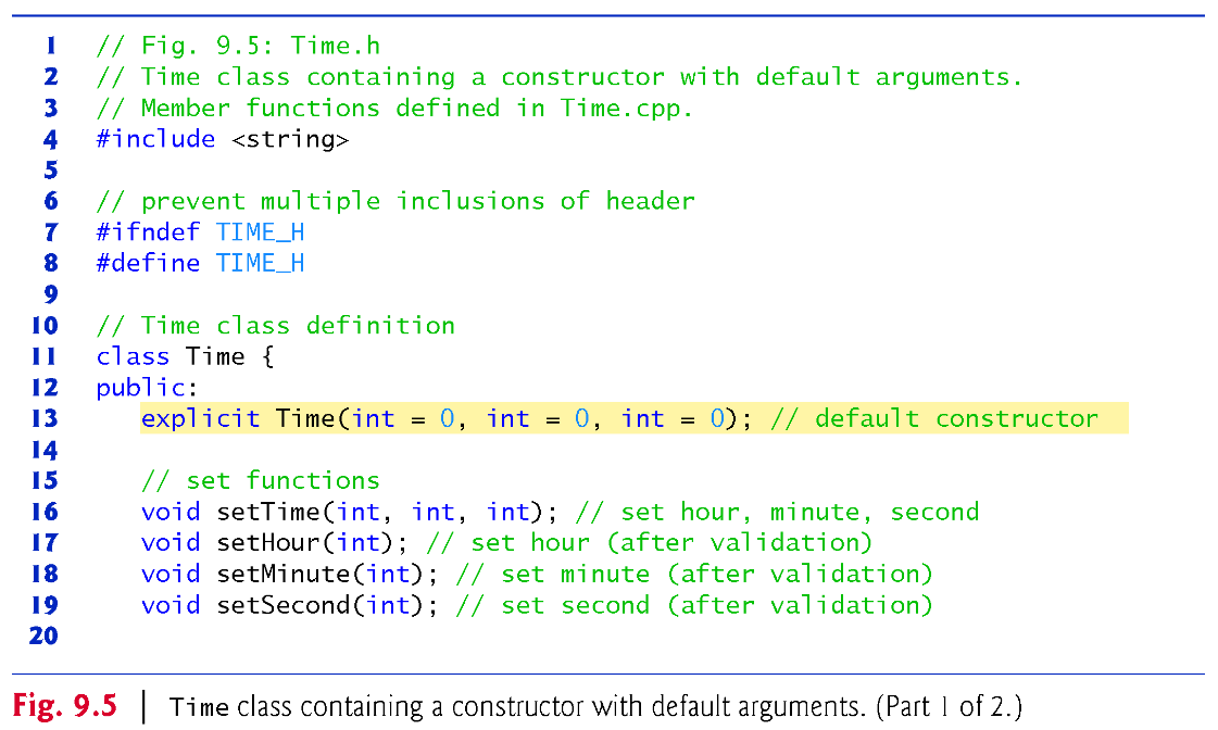 Solved 9.7 (Enhancing Class Time) Modify the Time class of | Chegg.com