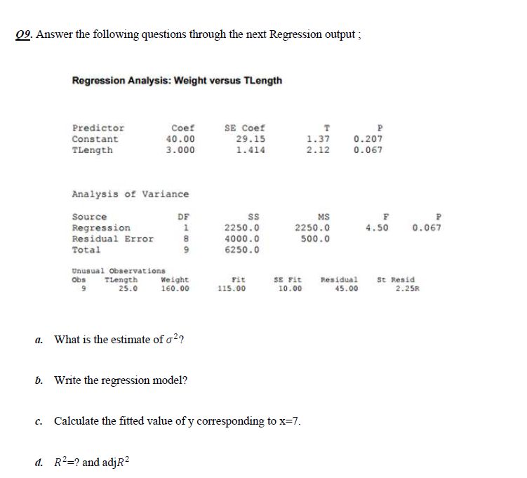 Solved Q9. ﻿Answer the following questions through the next | Chegg.com