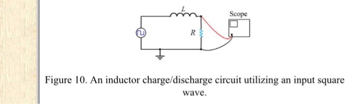 Solved Scope Figure 10. An inductor charge discharge circuit | Chegg.com