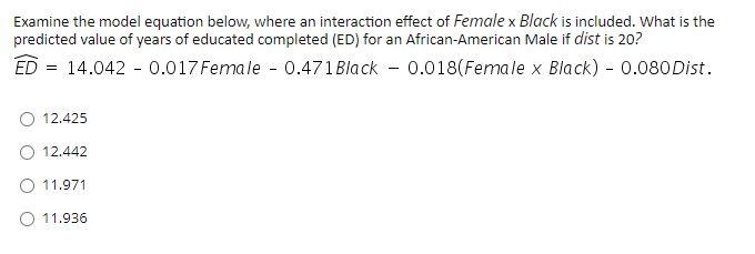 Solved Examine the model equation below, where an | Chegg.com