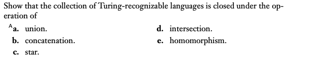 Solved Show that the collection of Turing-recognizable | Chegg.com