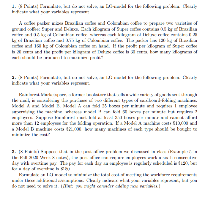Solved Directions: Answer the problems given below. When | Chegg.com