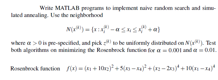 Write MATLAB programs to implement naive random | Chegg.com