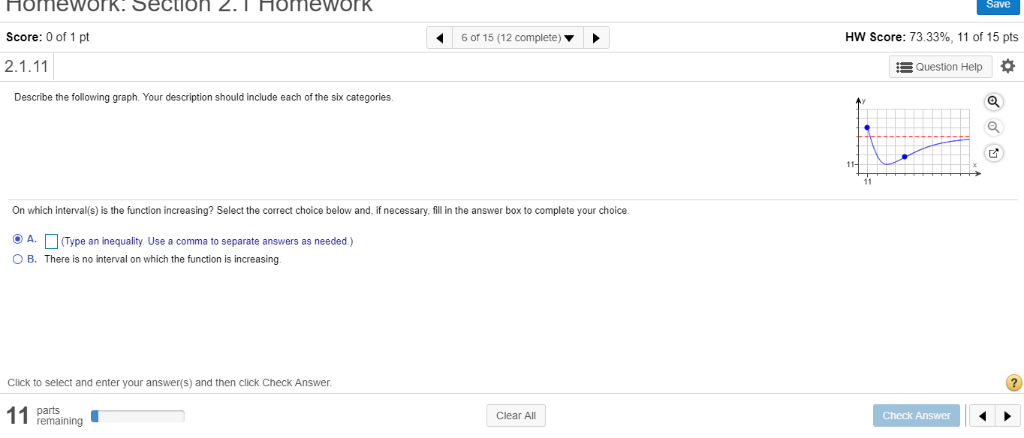 Solved Homework Section 2 1 Omework Save Score 0 Of 1 Pt 6