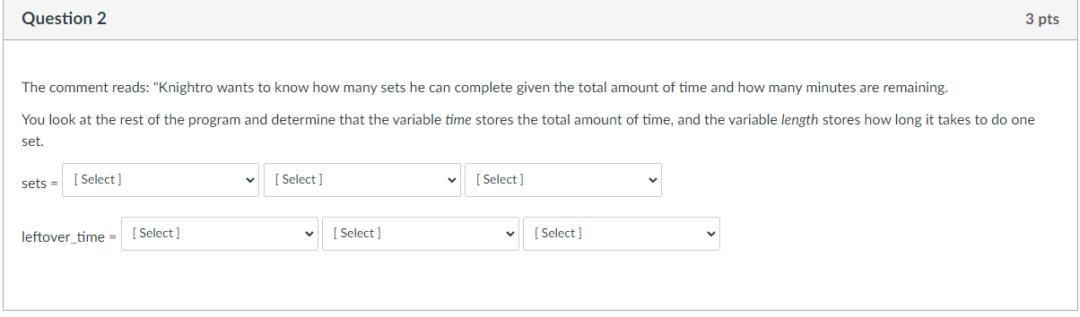 Solved The comment reads: "Knightro wants to know how many | Chegg.com