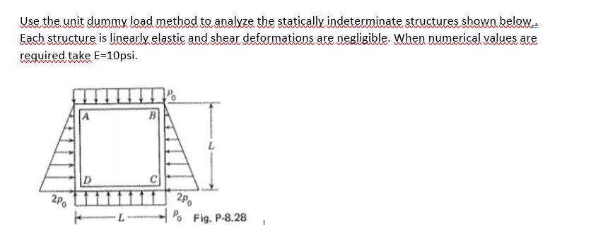 WwWA WA WWWWWAA www Use the unit dummy load method to | Chegg.com