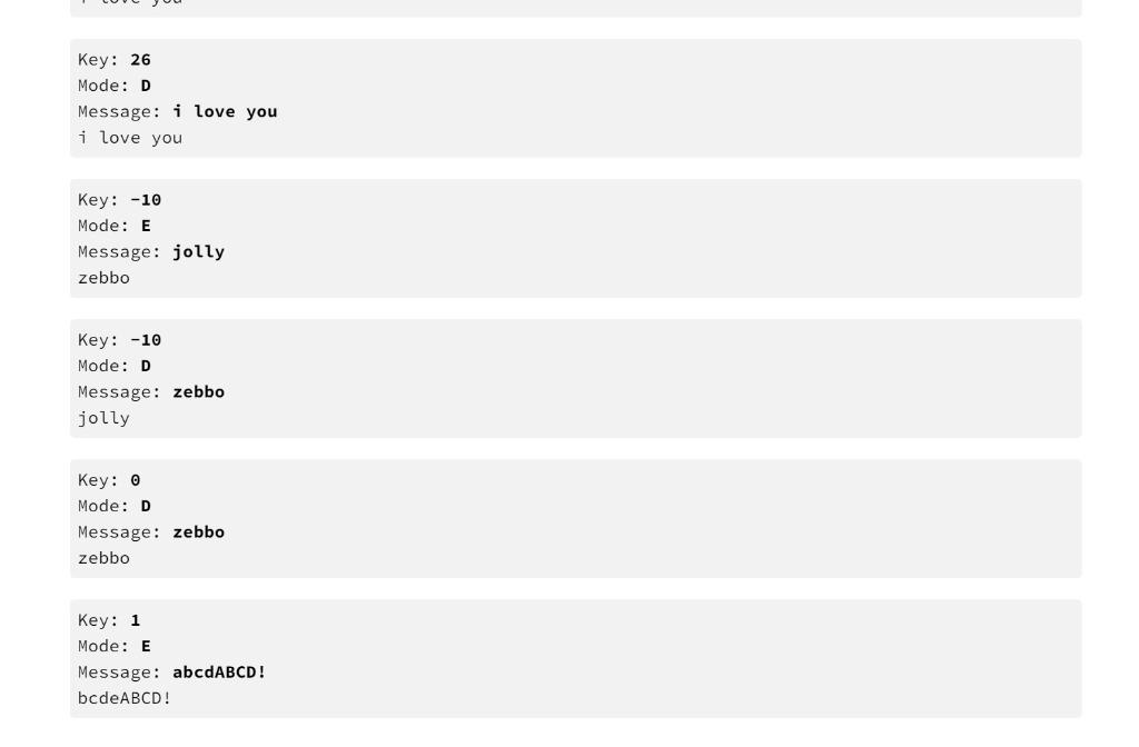 Solved python programme: Encrypt Caesar cipher is a kind of | Chegg.com