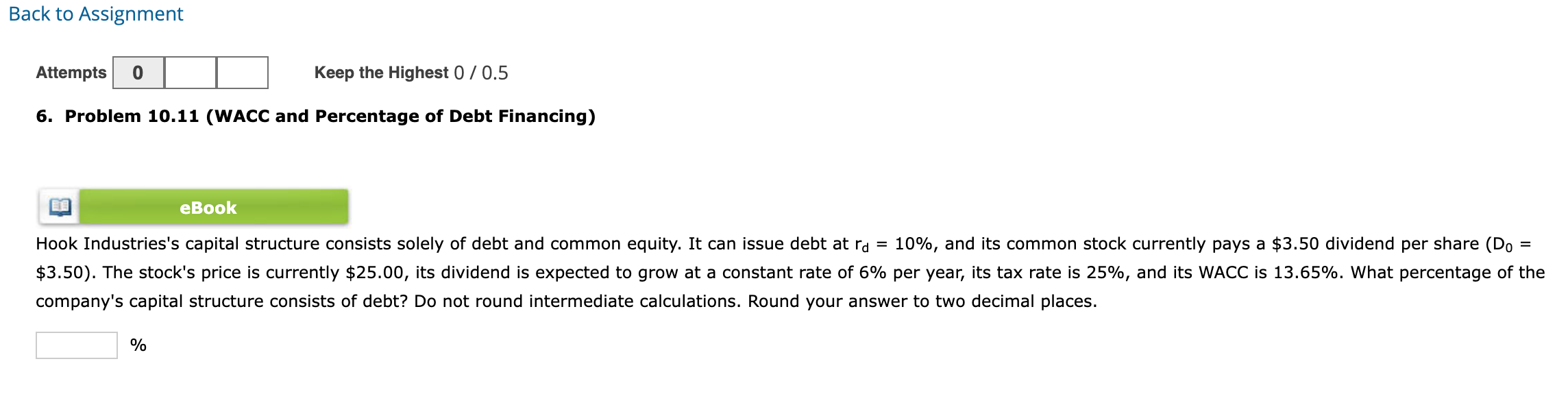 Solved Back to Assignment Attempts Keep the Highest 0 / 0.5 | Chegg.com