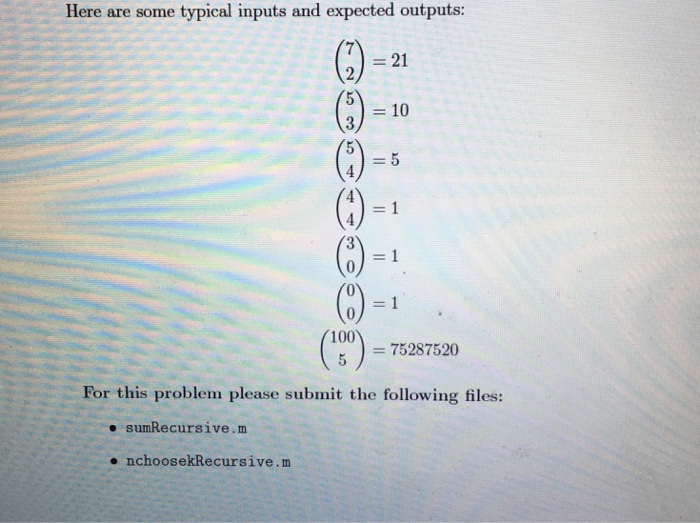 Solved 1 Recursion Warm-up For this problem you are going to | Chegg.com