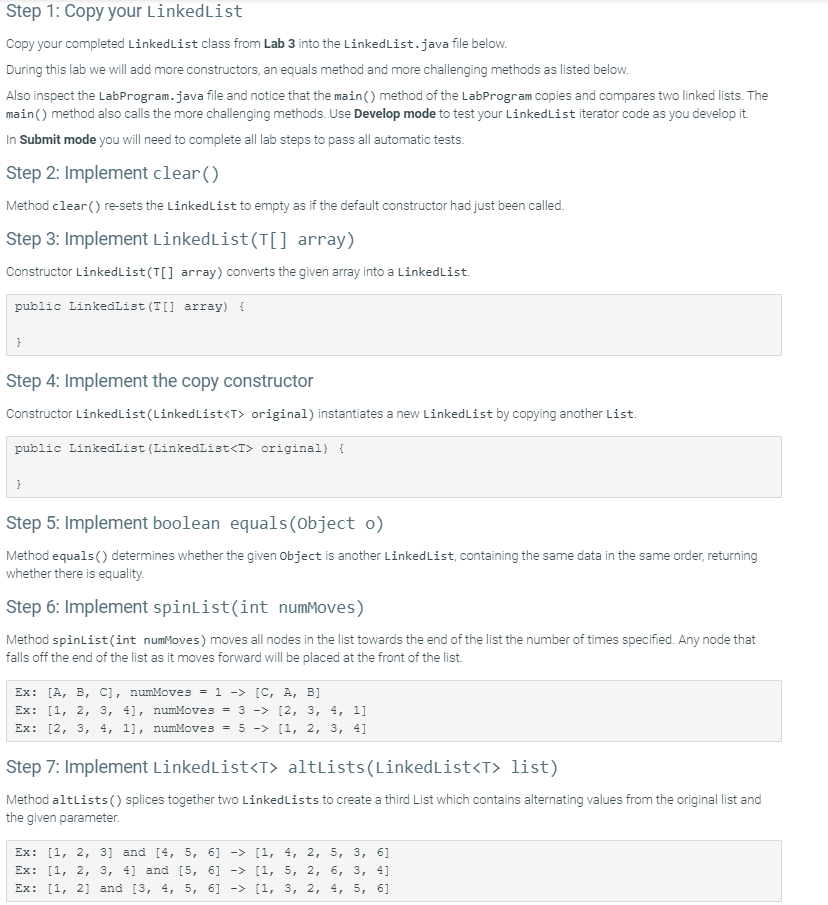 Solved Created intlist: 12334 Created abclist: A B C Created | Chegg.com