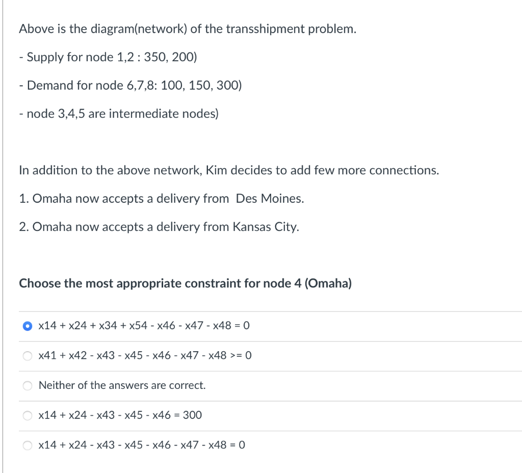 Question 41 pts Above is the diagram(network) of | Chegg.com