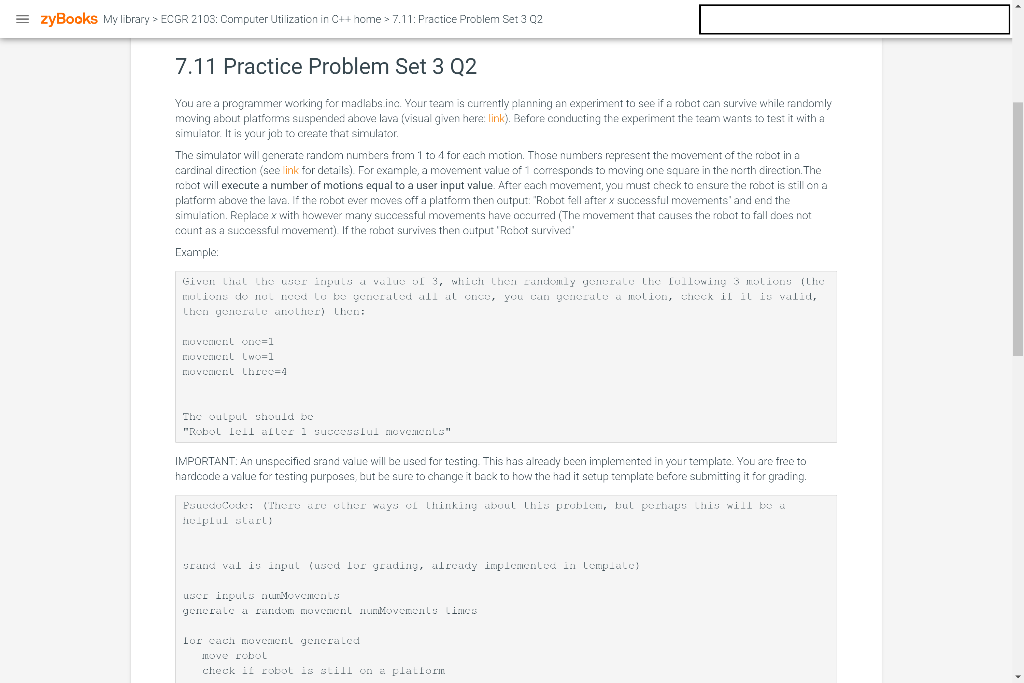 USING JUST FROM THESE LIBRARIES : ))) 7.11 | Chegg.com