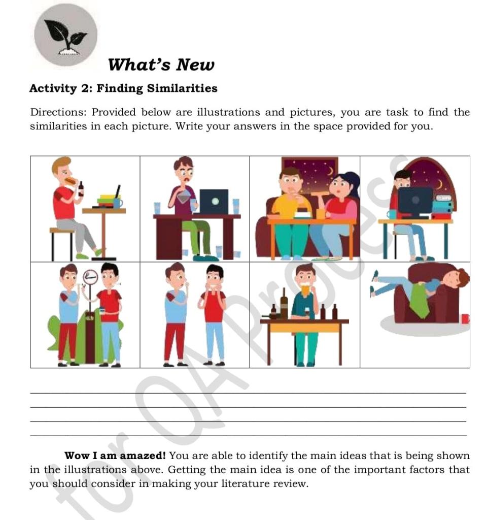 Solved What's New Activity 2: Finding Similarities | Chegg.com