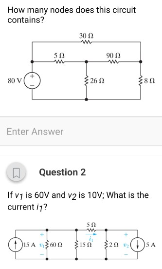 Solved How many nodes does this circuit contains? 30.12 3262 | Chegg.com