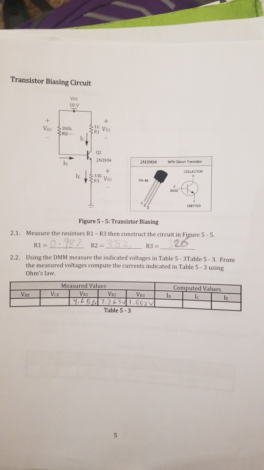 Solved Table 5-5 QUESTIONS: 1. For the Diode Rectifier | Chegg.com