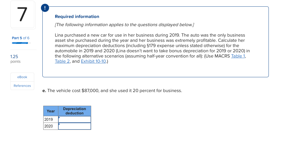 Solved 7 Required information [The following information | Chegg.com