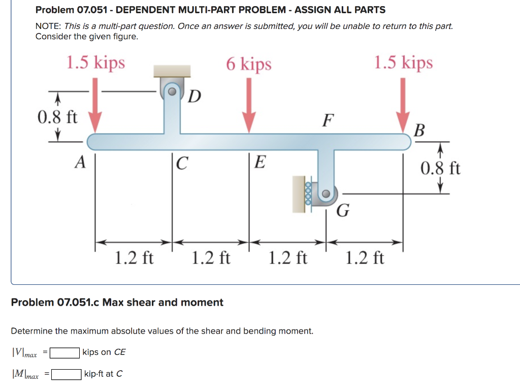 Solved Problem 07.051 - DEPENDENT MULTI-PART PROBLEM - | Chegg.com Solved Problem 07.051 - DEPENDENT MULTI-PART PROBLEM - | Chegg.com