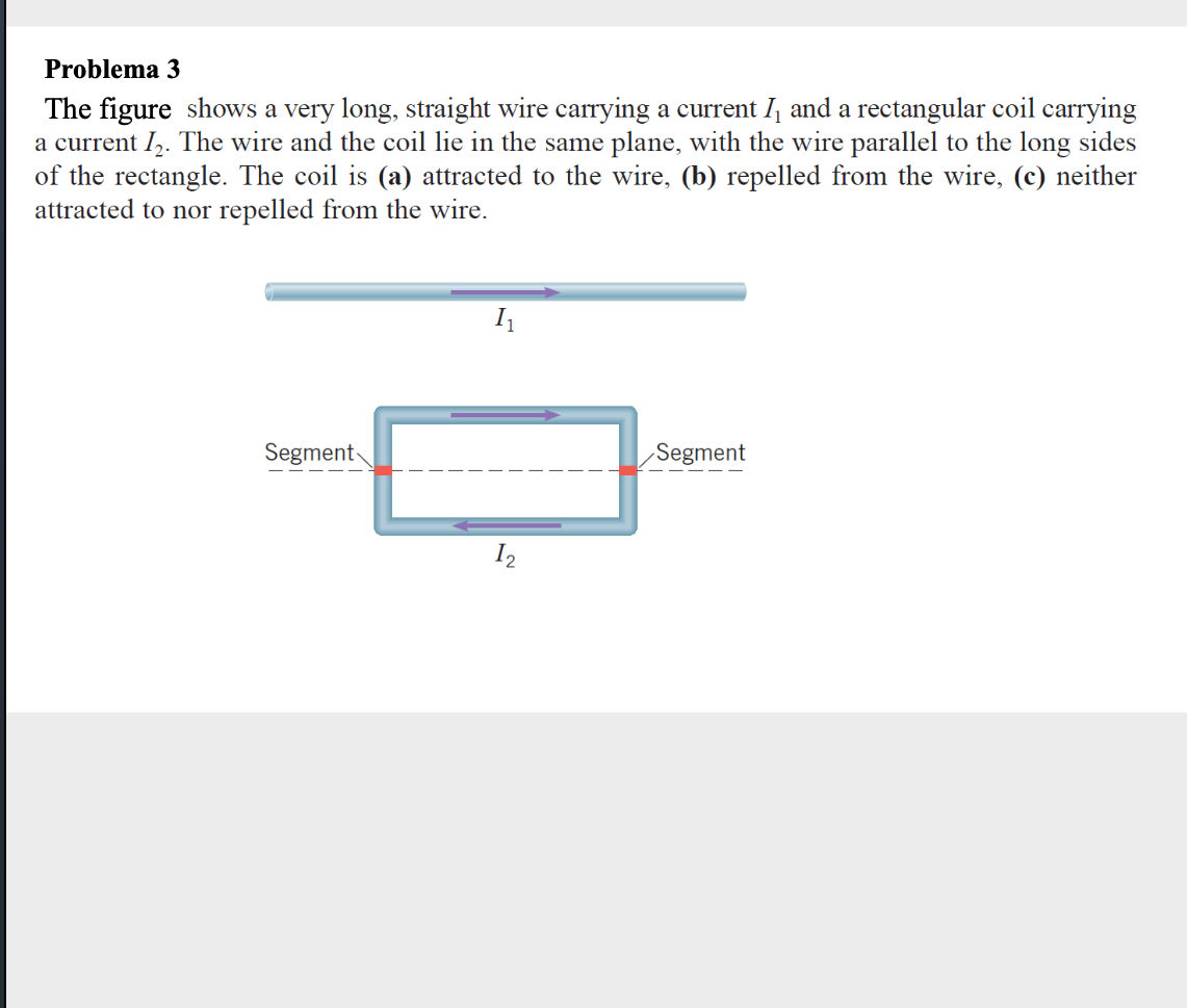 Solved Problema 3 The figure shows a very long, straight | Chegg.com
