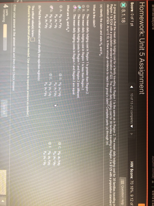 Solved Homework Unit 5 Assignment Score 0 Of 1 Pt Hw