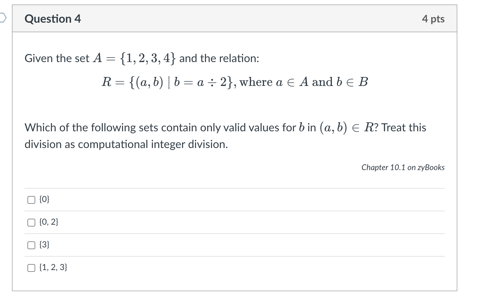 Solved Given the set A={1,2,3,4} and the relation: | Chegg.com