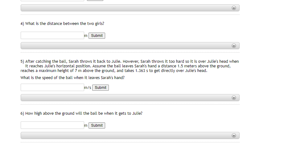 Solved 4) What is the distance between the two girls? m | Chegg.com