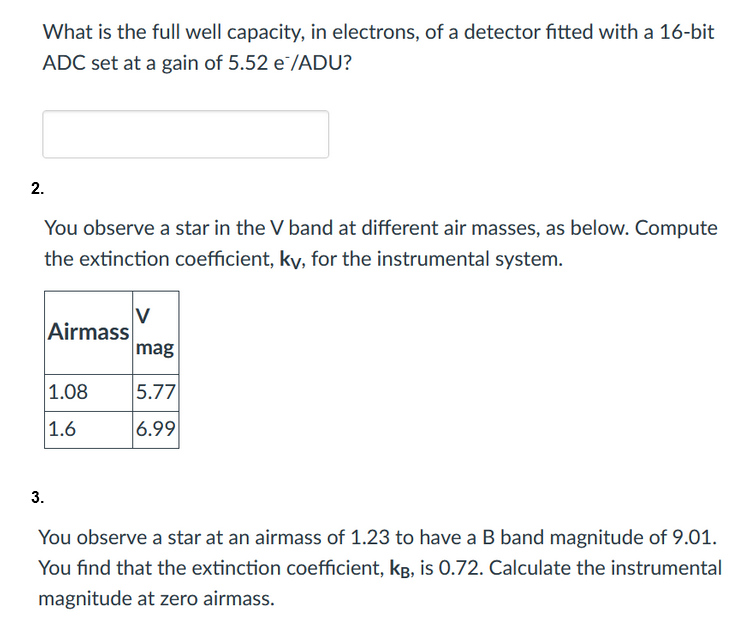 Solved What is the full well capacity, in electrons, of a | Chegg.com