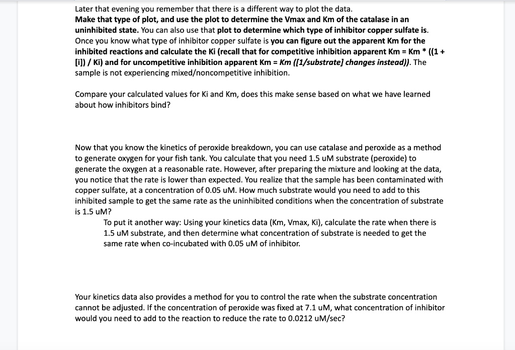 In lab last semester we studied the impact of | Chegg.com