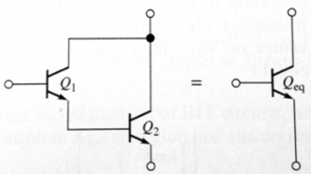 Solved The pair of transistors Q1 and Q2 in the figure have | Chegg.com