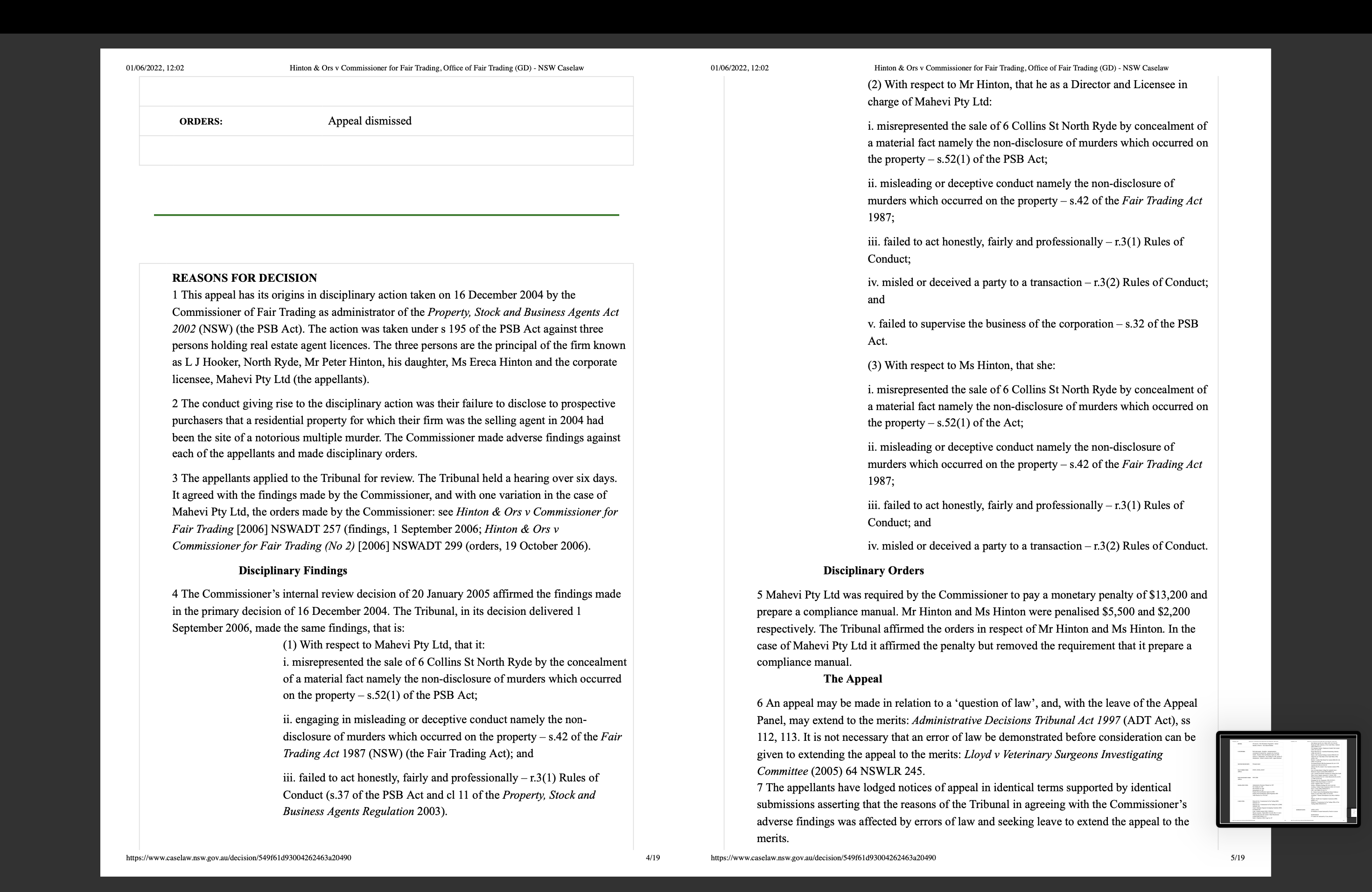 Review The Below Published Prosecution And Answer The
