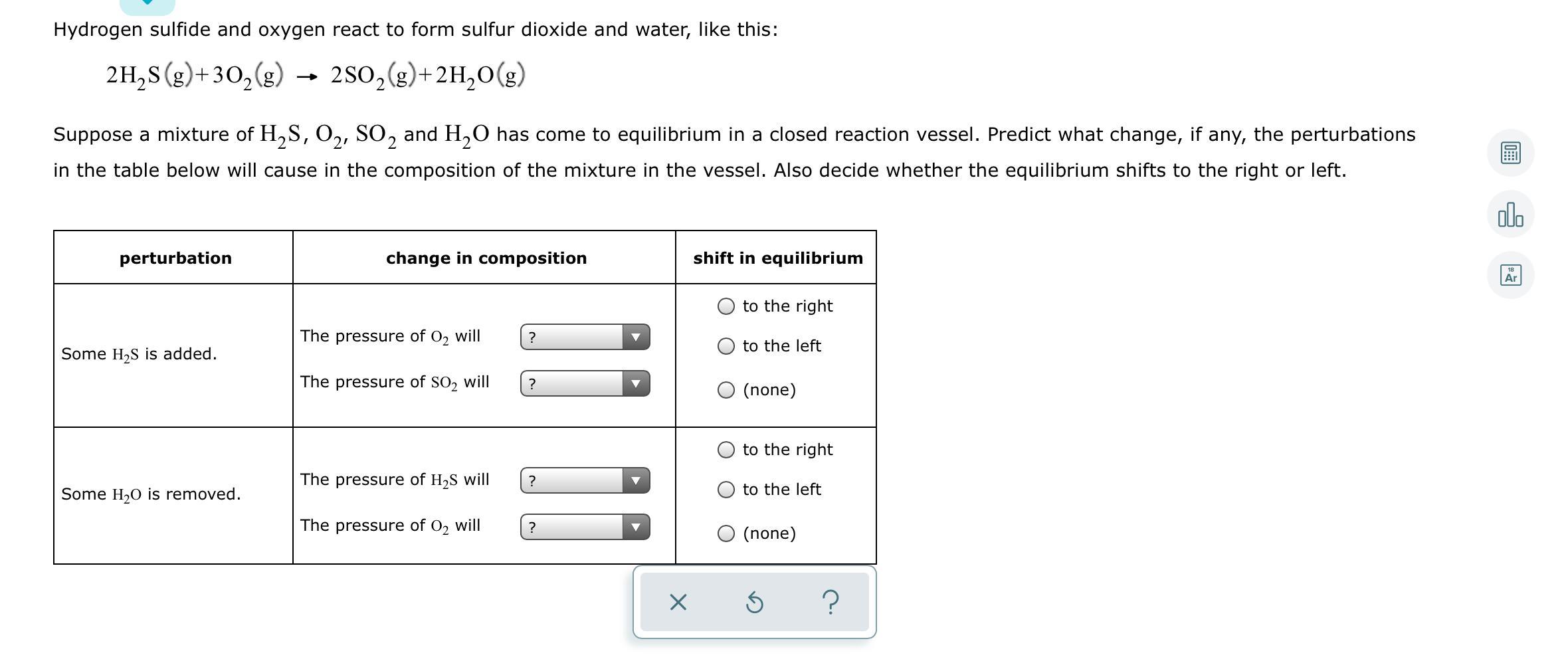 Solved Hydrogen sulfide and oxygen react to form sulfur | Chegg.com